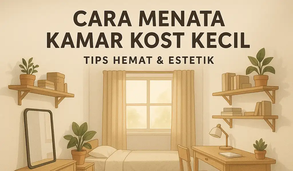 10 Cara Menata Kamar Kost Kecil Agar Terasa Luas