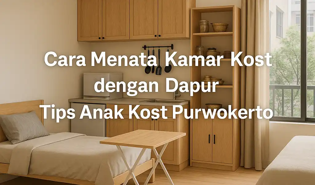 Cara Menata Kamar Kost dengan Dapur