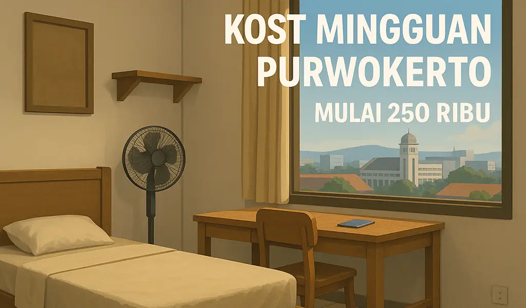 7 Kost Mingguan Purwokerto Terbaik